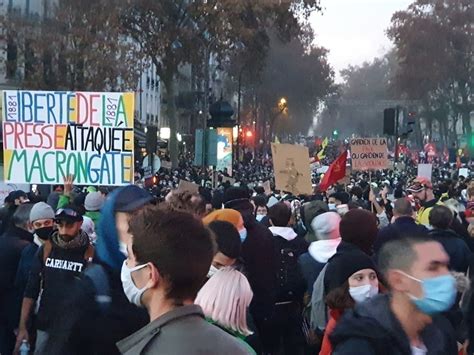 Marche Des Libertés Contre La Loi Sécurité Globale à Paris Le