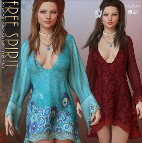 Free Spirit For Dforce Angelically Naughty G8f 3d Models For Daz