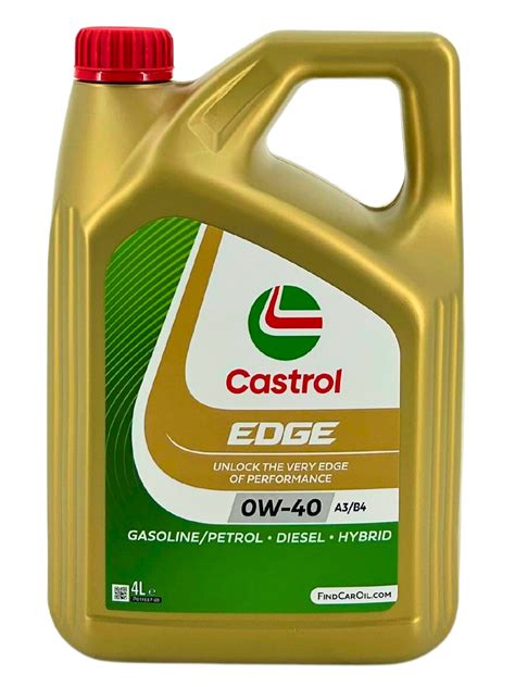 Castrol Edge 0w 40 A3 B4 4 Liter 15337e
