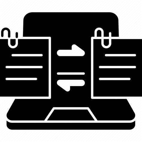 data synchronization technology management icon download on iconfinder