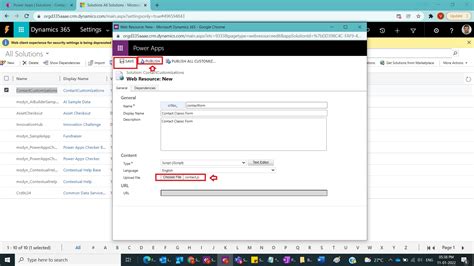 Back To Basics 37 Creation Of Web Resource Through CRM Classic UI In