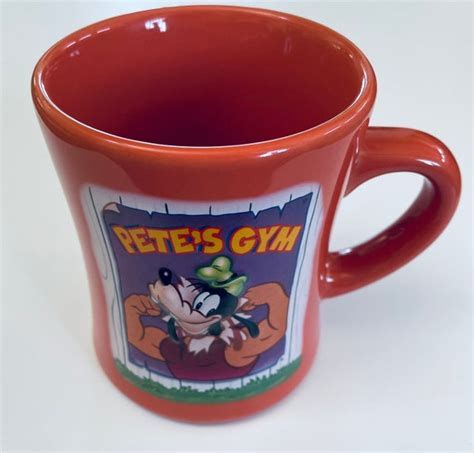 1990s The Disney Store Goofy Mug Goofy Petes Gym Embossed Etsy