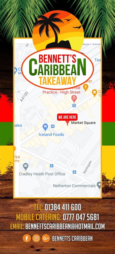 Bennetts Caribbean Takeaway Cradley Heaths Full Menu Online