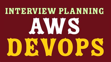 Aws And Devops Interview Planning For Freshers Exp By Kk Youtube