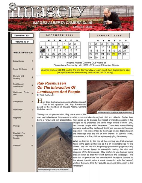 Images Alberta Camera Club Ray Rasmussen On The