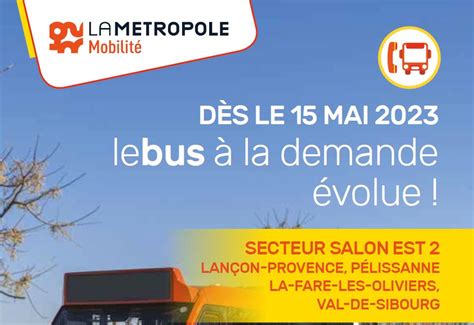 Lebus à la demande évolue La Fare les Oliviers