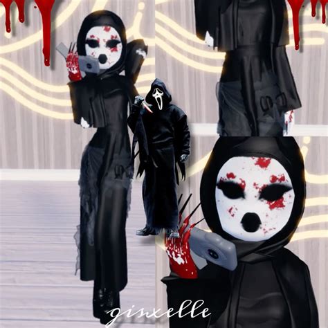 Ghost Face Dress To Impress In 2024 Ghost Faces Dress To Impress