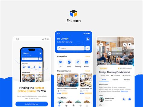 Online Learning App Elearning App Ui Kit Online Cource App Ui Design Insightlancer Medium