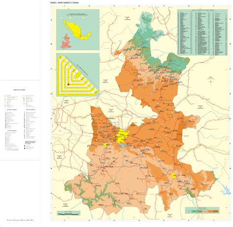 Planos Y Mapas De Puebla Guía De Puebla De Zaragoza México