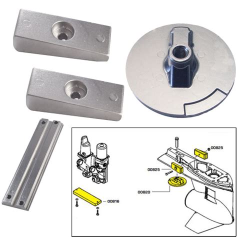 Tecnoseal Anode Kit Whardware Mercury Verado 4 Magnesium