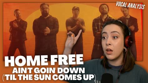 HOME FREE Ain T Goin Down Vocal Coach Reacts Acordes Chordify
