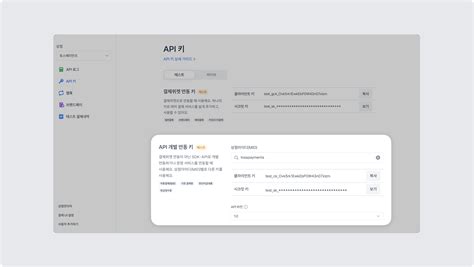 Api 키 토스페이먼츠 개발자센터