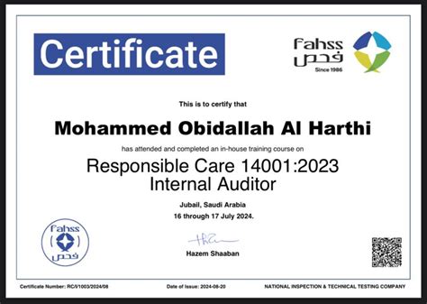 Mohammed Al Harthi On Linkedin Auditor Humancapital