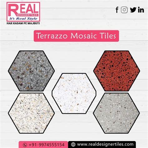 Real Designer Tiles On Linkedin Terrazzomosaictiles Mosaictiles