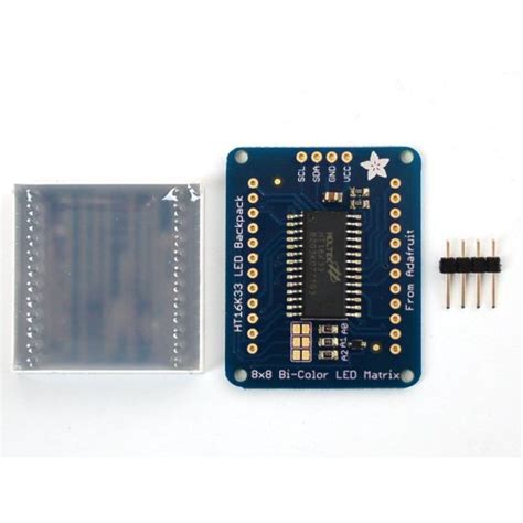 Bu Adafruit 902 Bicolor Led Square Pixel Matrix With I2c Backpack