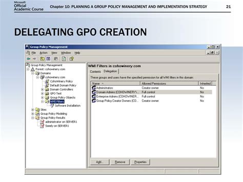 Ppt Planning A Group Policy Management And Implementation Strategy Powerpoint Presentation