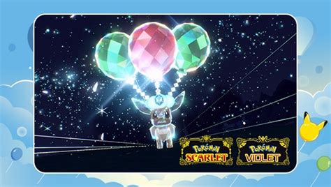 Pokemon Scarlet And Violet Announce Eevee Flying Tera Type Distribution