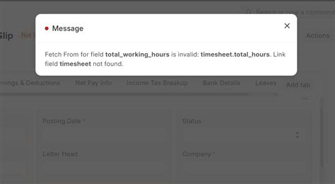 Error In Salary Slip Doctype Frappe Hr Frappe Forum