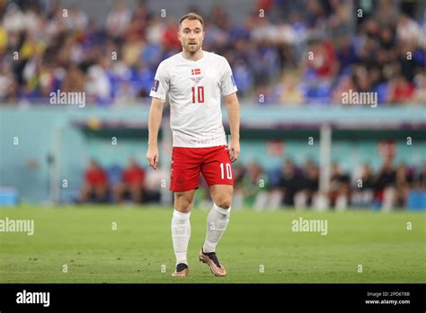 Christian Eriksen Of Denmark Seen During The Fifa World Cup Qatar 2022