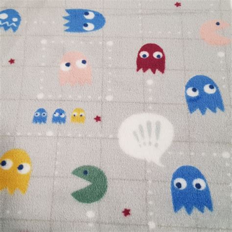 Coral Fleece Pac Man Fabric Textil Siles Fabric Store