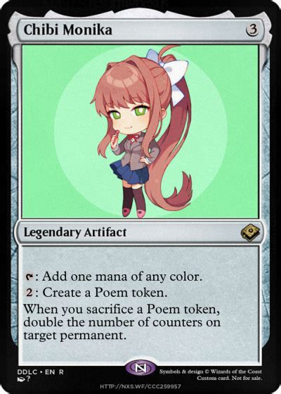 Mtgnexus Chibi Monika