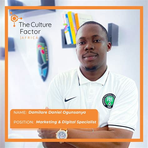 Marketingspecialist Digitalmarketing Theculturefactorafrica Damilare Ogunsanya