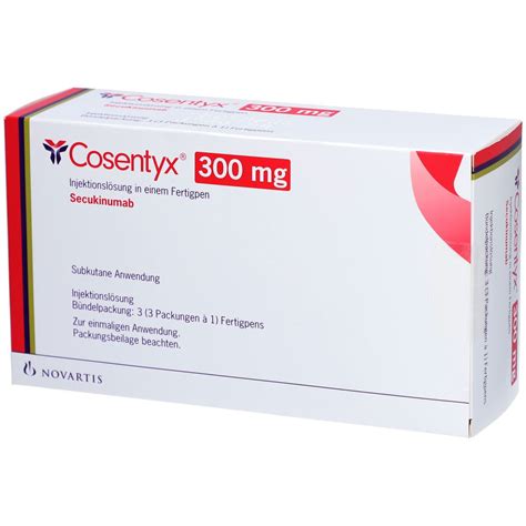 Cosentyx 300 Mg Injektionslösung I E Fertigpen 3x1 St Mit Dem E Rezept