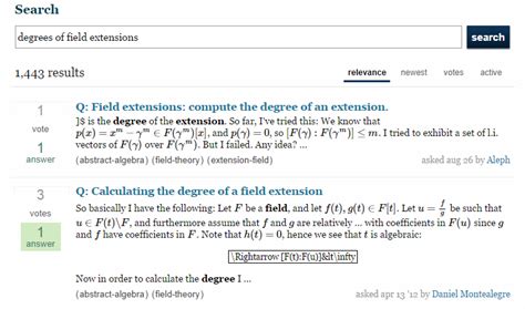 Latex Not Rendering Properly In Search Mathematics Meta Stack Exchange