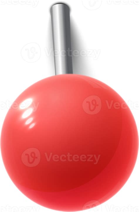 Realistic Red Pushpin 11629813 Png
