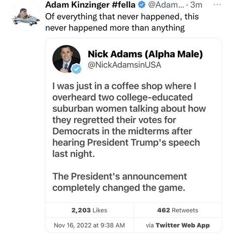 Collin Rugg On Twitter Cuck Alert Adam Is Just Upset He Will Never