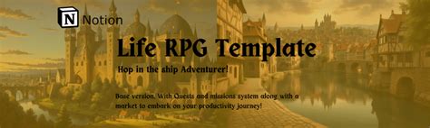 Life Rpg Notion Template Gamify Your Productivity