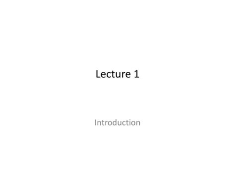 Ppt Lecture 1 Introduction Objectives Digital Image Processing Why