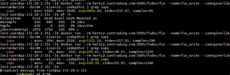 Amazon Web Services IOPS On Aws Machine Decrease After Sometime