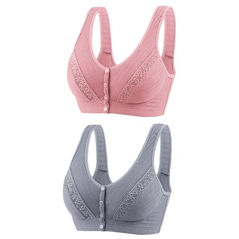 Kbodiu Minimizer 2pack Full Cup Nursing Bras Seamless Maternity Bras