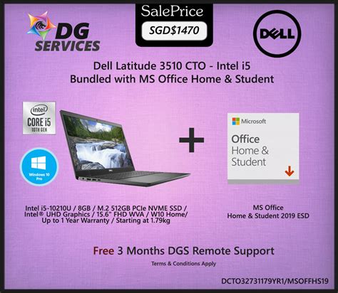 Pre Order Dell Latitude 3510 Cto 15 6” Intel I5 10210u 8gb M 2 512gb Pcie Nvme Ssd