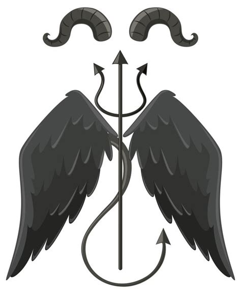 Tribal Devil Wing Tattoo