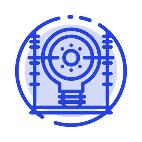 Define Energy Engineering Generation Power Blue Dotted Line Line Icon 18027879 Vector Art At