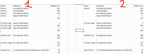 widths and sum of widths in same column lists logic dynamo