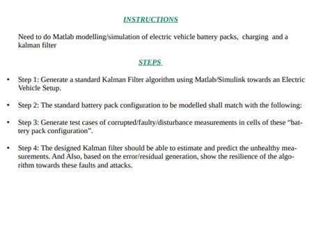 Solved Instructions Need To Do Matlab Modelling Simulation Of Electric