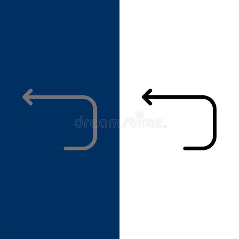 Arrow Loop Loop Arrow Back Icons Flat And Line Filled Icon Set
