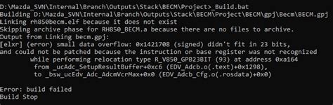 Exlr Error Small Data Overflow V850 Forum V850 Renesas Engineering Community