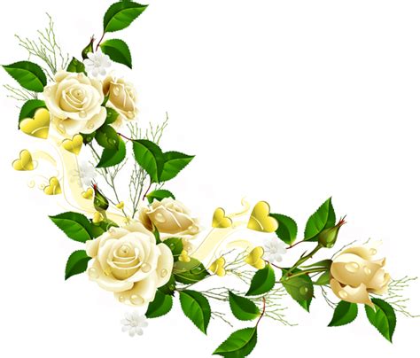 Corner Flower Border Png