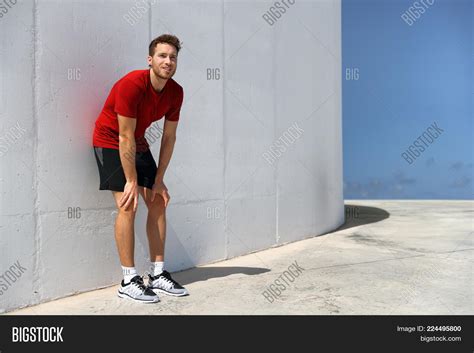 Tired Male Athlete Image And Photo Free Trial Bigstock