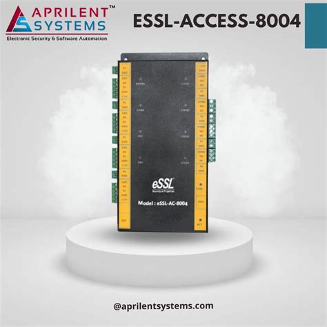 Fingerprint Access Control Essl Multi Door Controller Broad Spectrum Frequency Hopping Model