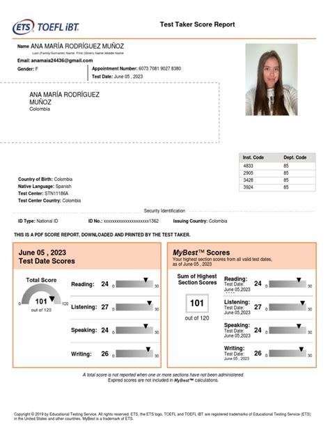 Certificado Toefl Pdf Test Of English As A Foreign Language