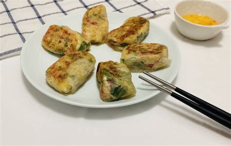 라이스페이퍼 깻잎 두부요리