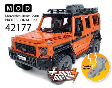 Lego Moc 42177 Mercedes Benz G500 Professional Line Rc Mod For Buwizz