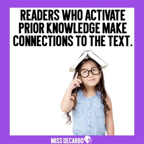 teaching schema to primary readers the why how and when miss decarbo