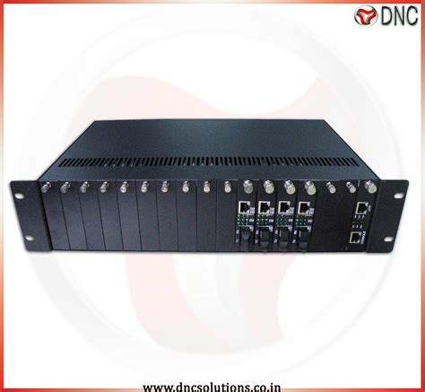 14 Slot Rack Mount Data Converter Chassis मडय कनवरटर चसस DNC Technosolutions Private
