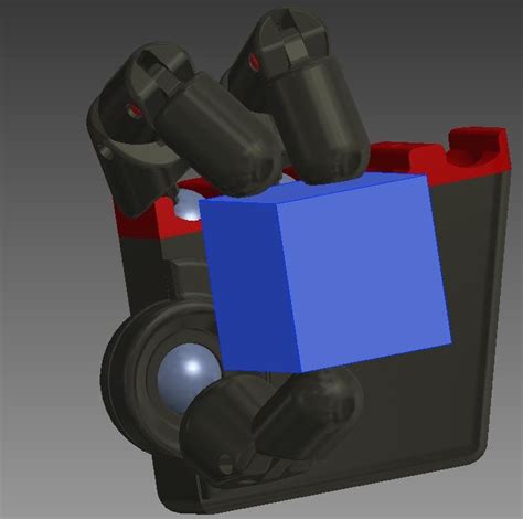 3d Model Of Humanoid Robot Hand Grasping The Object Download